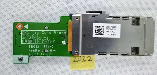 DELL GENUINE LATITUDE E6400 Laptop Smart Card Reader - 0P822F, 0J835F £ ...