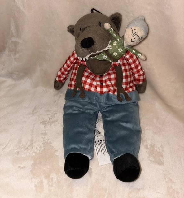 IKEA LUFSIG BIG Bad Wolf & Grandma Little Red Riding Hood Plush Soft ...