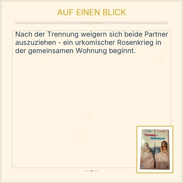 TRENNUNG MIT HINDERNISSEN DVD Jennifer Aniston Vince Vaughn Romcom EUR ...