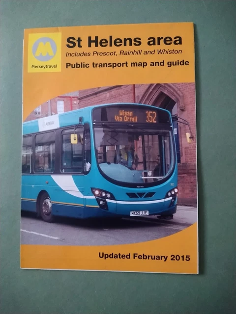 ST. HELENS, MERSEYSIDE - Public Transport Map And Guide Pub. February ...