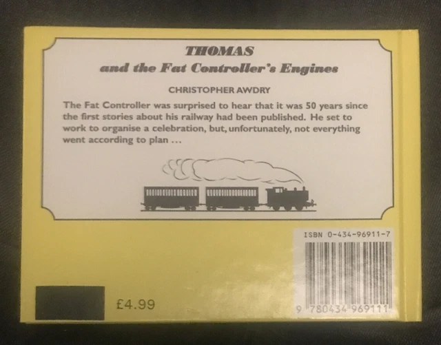 THOMAS AND THE Fat Controller’s Engines Christopher Awdry Railway Series NO. 39 £39.99 - PicClick UK