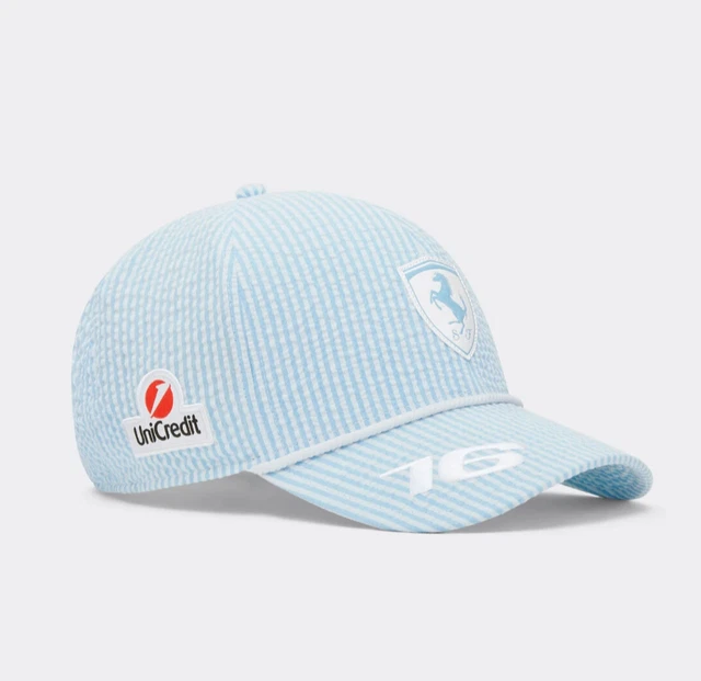 SCUDERIA FERRARI F1 Charles Leclerc 2025 Monaco GP Hat / Blue PUMA ...