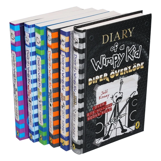 DIARY OF A Wimpy Kid (Book 12-17) 6 Books Collection Set - Ages 7+ - PB ...