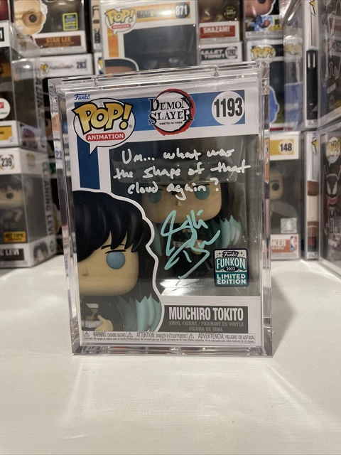 FUNKO POP! DEMON Slayer Muichiro Tokito #1193 Signed & Quoted By ...