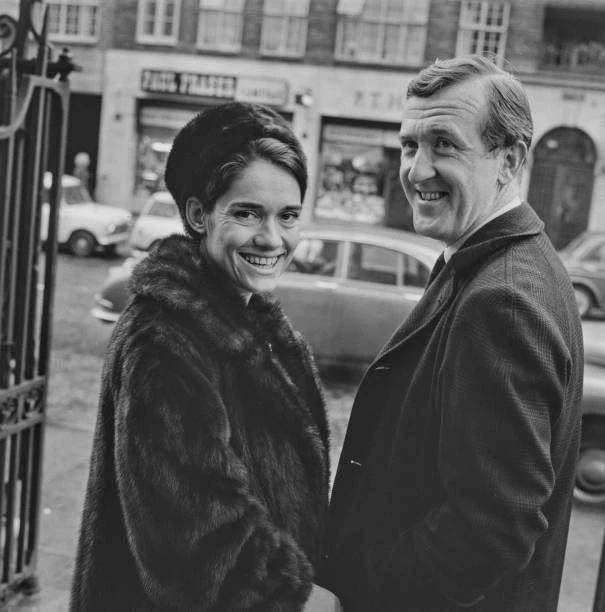 ENGLISH POET P. J. Kavanagh marries Catherine Ward UK 1960s OLD PHOTO £ ...