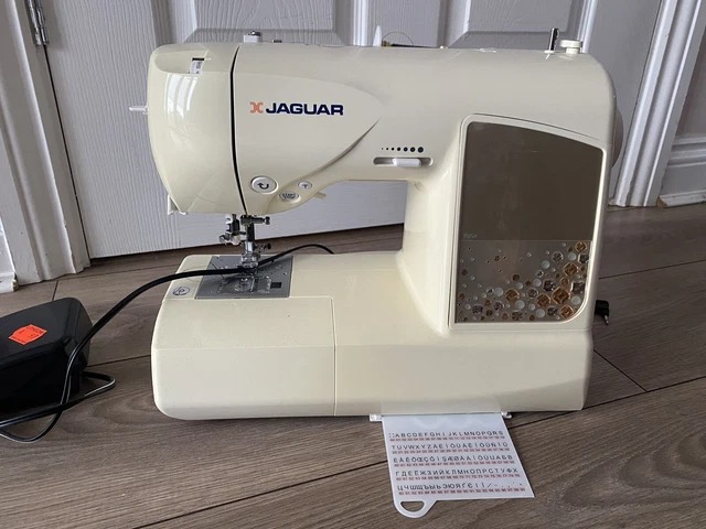 JAGUAR DQS 405 Sewing Machine Sun Bleached Case Untested £63.96 ...