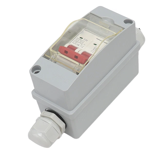 CIRCUIT BREAKER MCB 2P DC 500V 32A Disconnect Switch With IP65 ...