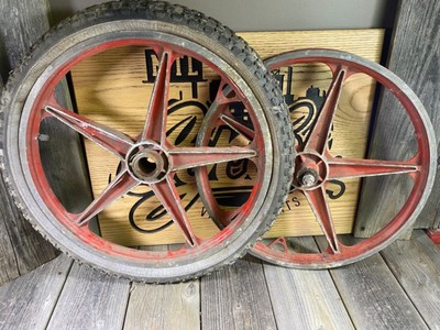 .OLD SCHOOL BMX Lester Mags Mag Wheels Rims Scrambler Mongoose Motomag ...