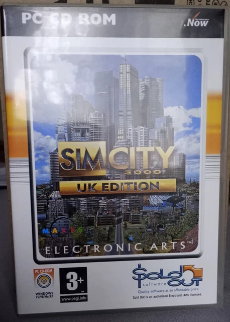 SIM CITY 3000 UK Edition (PC CD-ROM) Very Good Condition £3.99 ...
