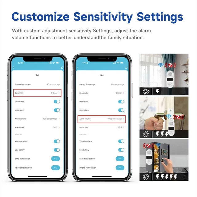 SIMPLIFIED ONE BUTTON SOS System Featuring 130dB Sound and Light Signal ...
