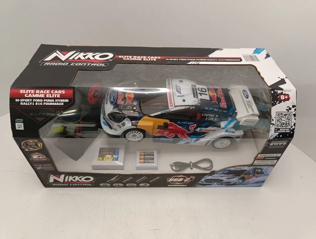 NIKKO RED BULL Rally Remote Control Car M Sport Ford Fourmaux 1:14 ...