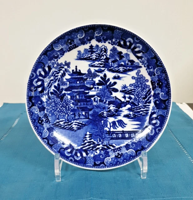 VICTORIAN RARE 19TH Century Copeland Spode Willow Pattern Bowl Marked ...