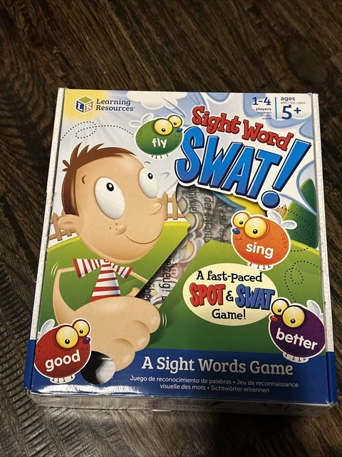 LEARNING RESOURCES SIGHT Word Swat Educational Sight Words Game 0716 ...