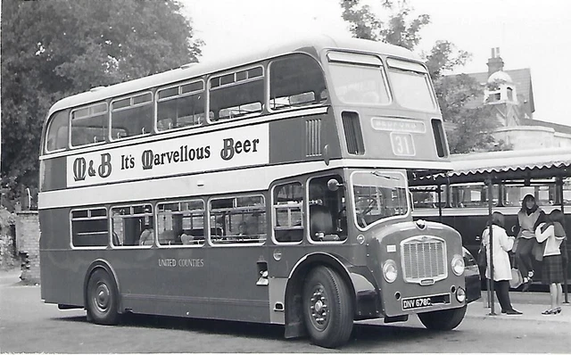 BUS PHOTO: DNV678C United Counties OC (678). 1965 Bristol FS6B / ECW ...