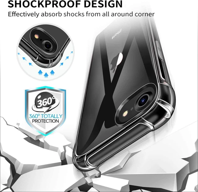 ARMOUR CASE FOR iPhone 17 Pro Max Air Clear Silicone Shockproof Cover+ ...