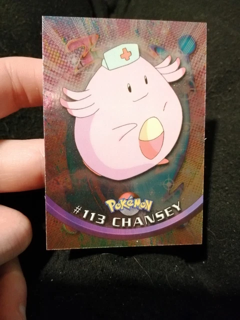 CARTA POKEMON TOPPS Chansey #113 Rainbow Holo Foil Ita NM EUR 20,00 ...