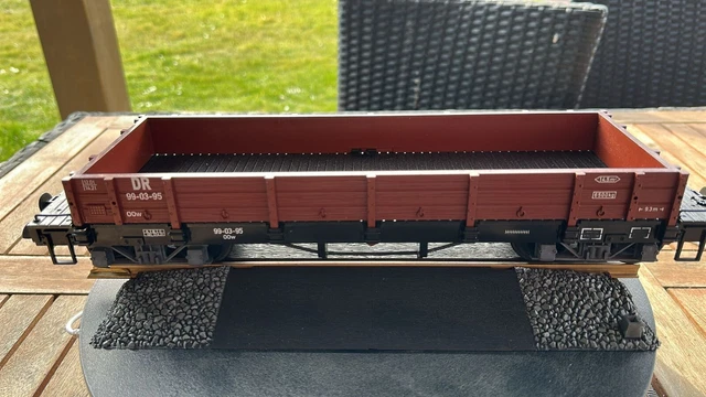 LGB 4061 SPUR G Niederbordwagen 4 Achsen der DR EUR 29,99 - PicClick DE