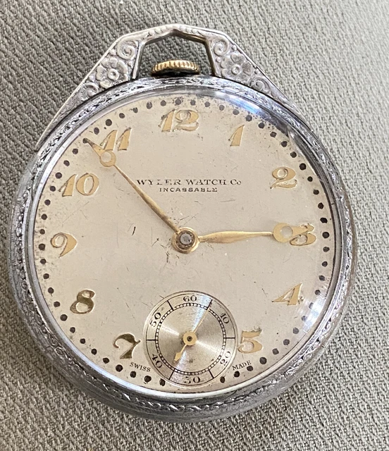 MONTRE GOUSSET WYLER Watch @ Wyler Pocket Watch @ Art Deco @ Etat De ...