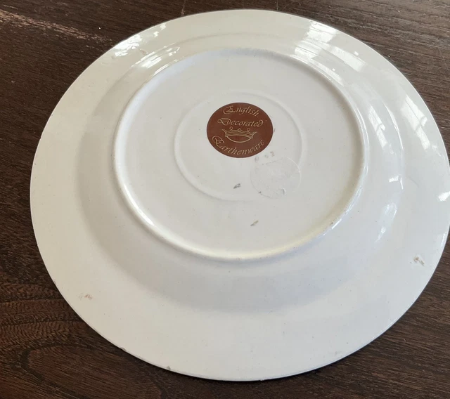 VINTAGE TOM, TOM, The Pipers Son Plate English Decorated Earthenware ...