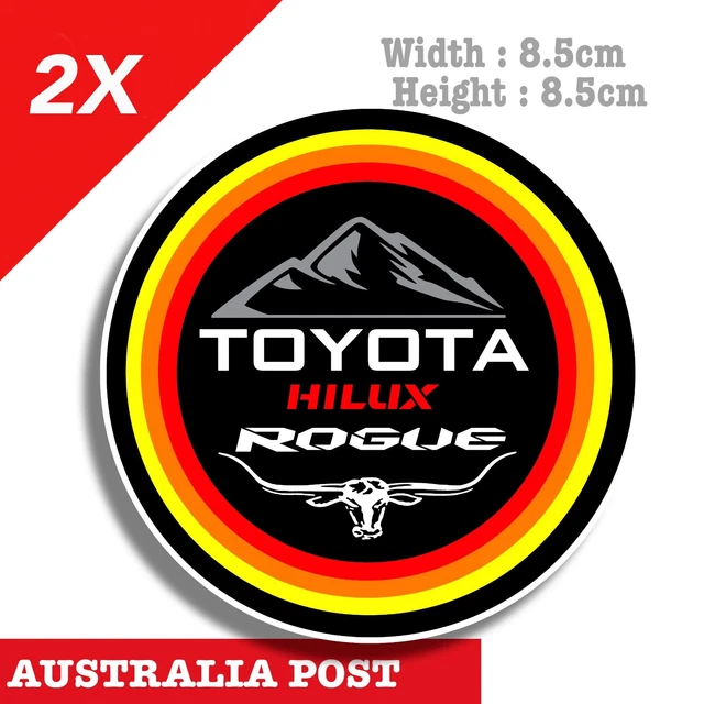 TOYOTA HILUX ROGUE Bull Logo Off Road,4WD, 4X4, Hilux Toyota Stickers ...