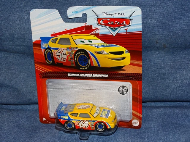 RARE DISNEY PIXAR Cars Rpm 64 Winford Bradford Rutherford Piston Cup N ...