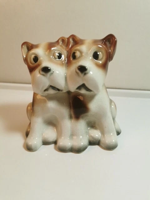 VINTAGE KITSCH HUMMEL / Goebel Puppy Dogs Ornament Figurine Norwood ...