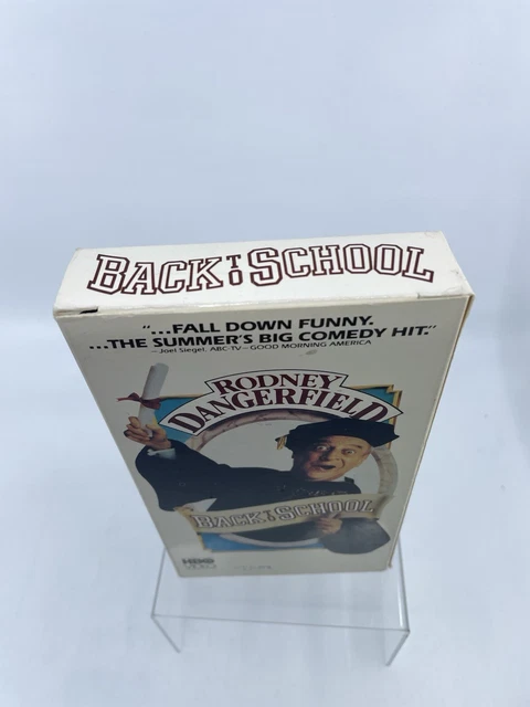 BACK TO SCHOOL (VHS, 1986) Comedy, Rodney Dangerfield, Sally Kellerman ...