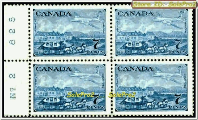 CANADA 1951 CANADIAN Stagecoach & Plane Face 28 Cent Vintage No. 2 ...