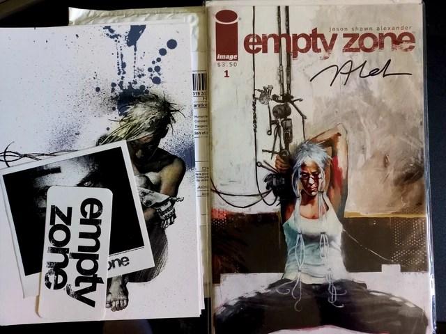 RARE ! EMPTY Zone #1 signé Jason Shawn Alexander + Goodies NEUF EUR 90 ...