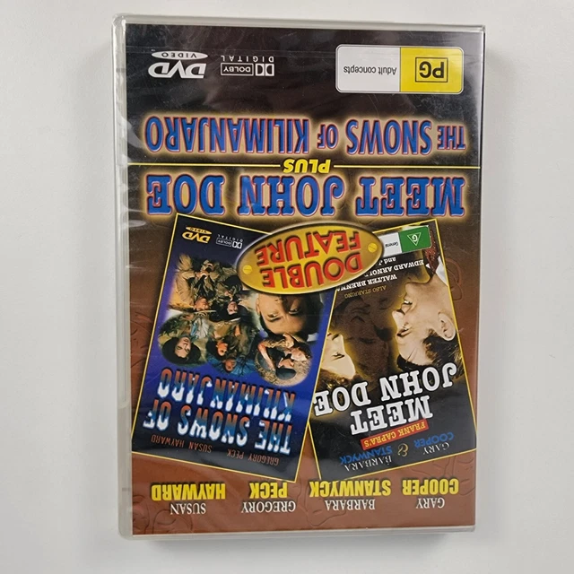 MEET JOHN DOE + The Snows of Kilimanjaro DVD Region ALL Sealed $9.45 ...