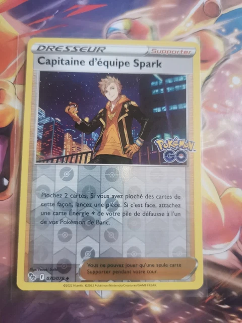 CARTE POKEMON CAPITAINE D'EQUIPE SPARK 070/078 REVERSE Pokemon GO EB10.5 FR NEUF EUR 1,70 ...