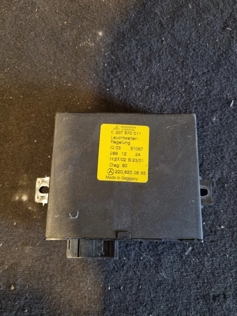 *MERCEDES-BENZ S-CLASS W220 Headlight Head Lamp Control Module Unit ...