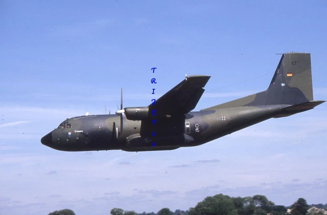35MM AIRCRAFT SLIDE Transall C-160 German Air Force 50+06 IAT Fairford ...