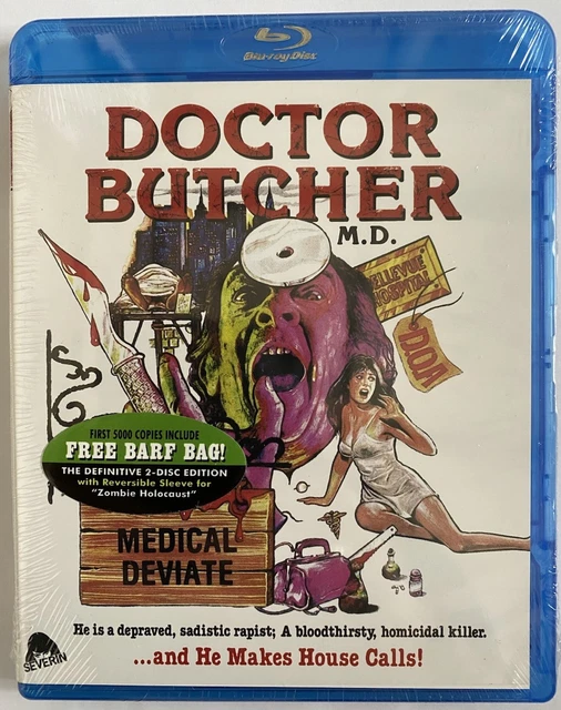 DOCTOR BUTCHER M.D./ZOMBIE Holocaust - Uncut 2 Disc Severin Blu Ray ...