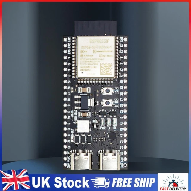 ESP32/ ESP32-S3/ESP32-C3 WIFI+BT BLE Module Dual Type-C ESP32 Development Board £9.39 - PicClick UK