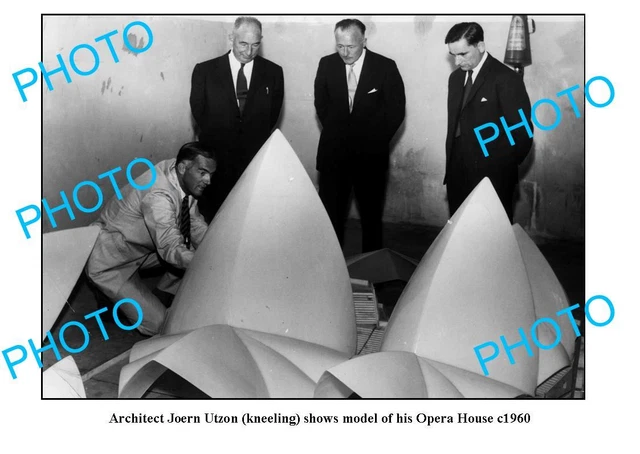 OLD LARGE PHOTO JOERN UTZON SYDNEY OPERA HOUSE ARCHITECT c1960 $7.23 ...