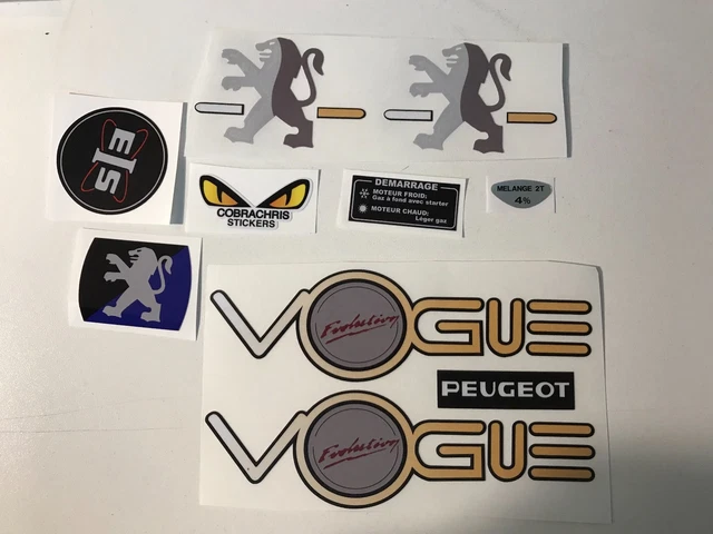 KIT AUTOCOLLANT PEUGEOT 103 VOGUE l'évolution REF:MOB044 EUR 34,00 ...