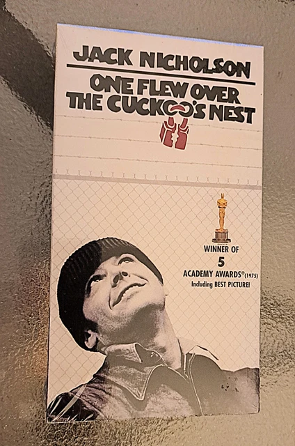 ONE FLEW OVER the Cuckoo’s Nest (VHS, 1997) Jack Nicholson, Louise ...