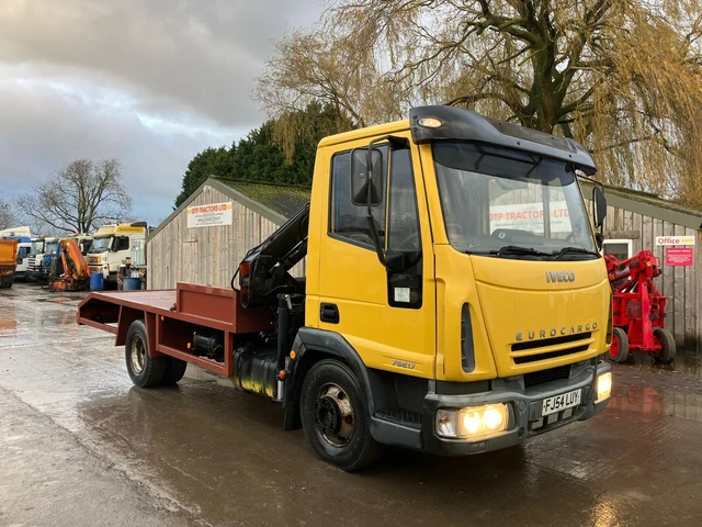 IVECO EURO CARGO 75E17 7.5 Tonne Beavertail Hiab Crane Lorry £4,250.00 ...