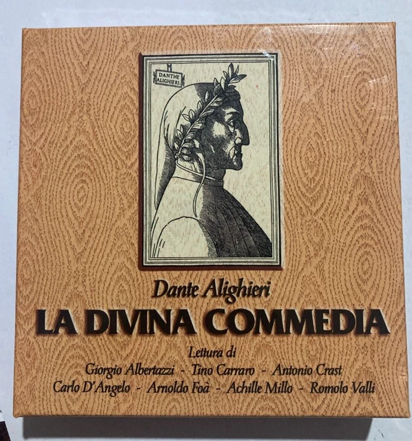 DANTE ALIGHIERI LA Divina Commedia lettura di Giorgio Albertazzi 12 cd ...