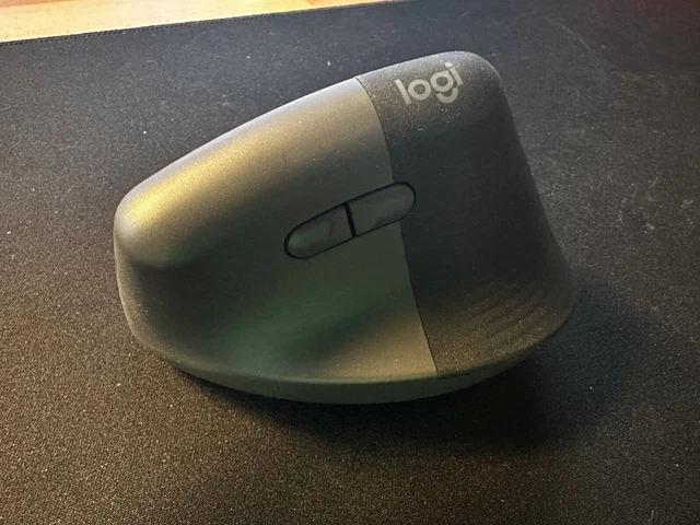 LOGITECH LIFT VERTICAL Ergonomic Mouse, Bluetooth or Logi USB Receiver ...
