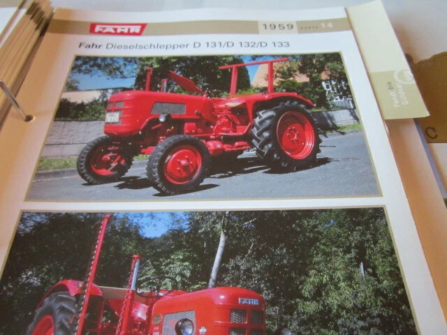 TRAKTOR ARCHIV FAHR 14 Dieselschlepper D 131, D 132, D 133, 1959 EUR 5 ...
