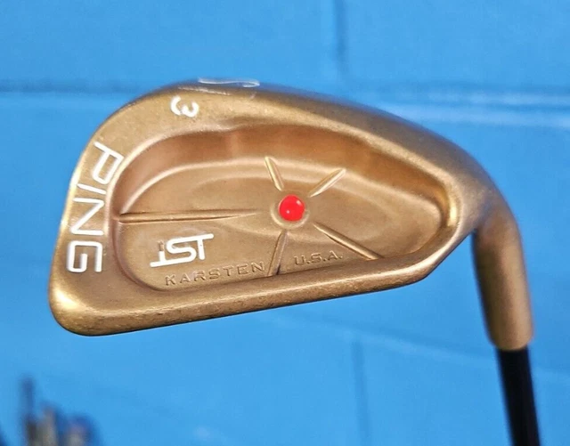 PING ISI S3 Beryllium Copper Sand Wedge 57° Spine Aligned New Black Kbs ...