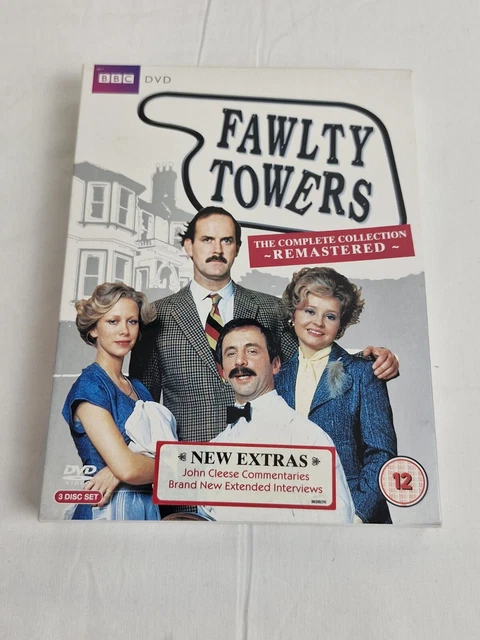 FAWLTY TOWERS DVD Complete Fawlty Towers (DVD, 2009) 3 Discs TV Comedy ...