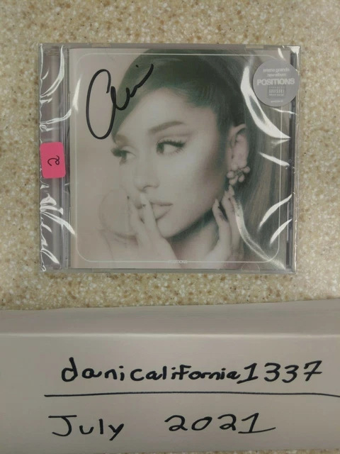 ARIANA GRANDE - Positions - Signed CD #2 -- Fast shipping! 👀 EUR 43,70 ...