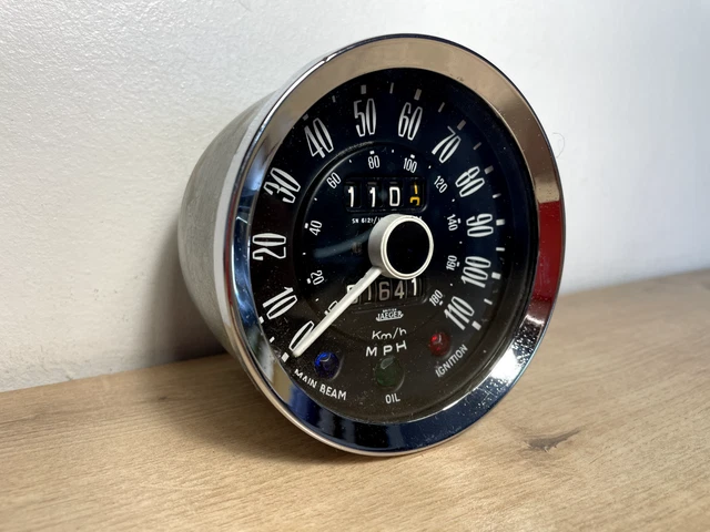 BRITISH JAEGER SPEEDOMETER speedo SN6121/18 1184 Triumph Spitfire MK1 £ ...