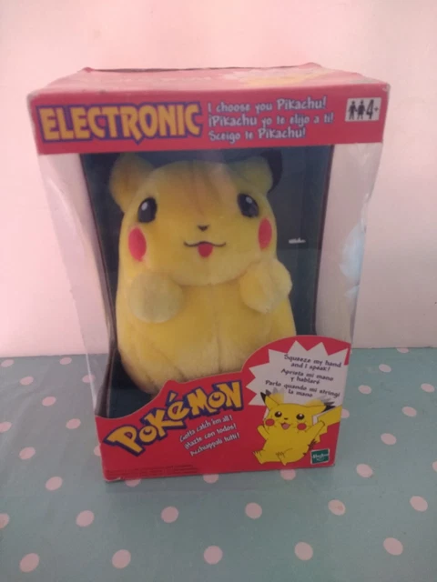 POKÉMON I CHOOSE You Pikachu Electronic Talking Light Up Plush Toy ...