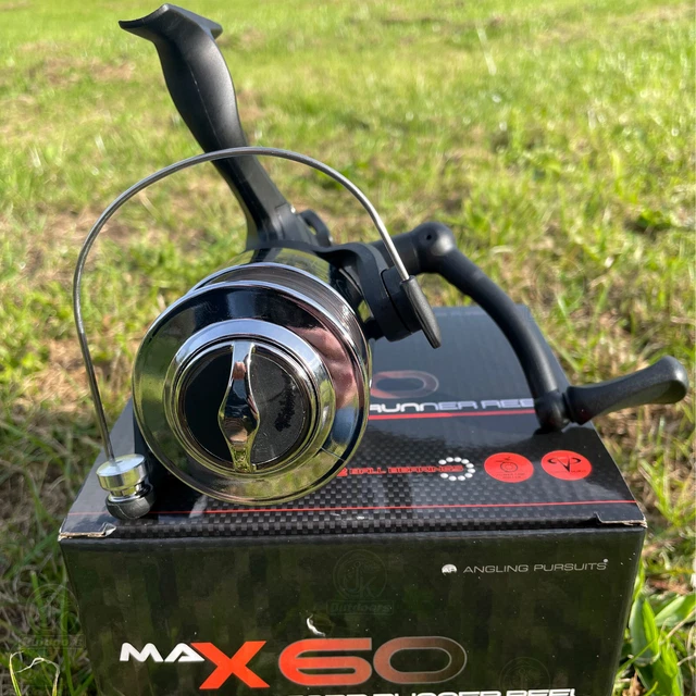 2 X NGT AP Carp Fishing Bait Runner Reels Max 60 Pre-Loaded With 10LB ...