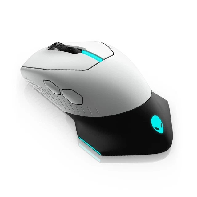 DELL ALIENWARE AW610M Lunar Light Wired/Wireless Gaming Mouse ...