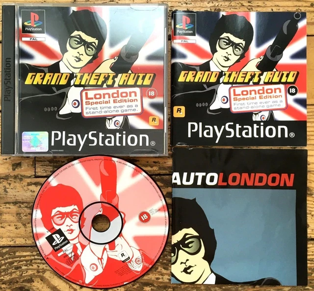 GRAND THEFT AUTO London Special Edition Complet Ps1 Pal Euro (Uk/It/Es ...